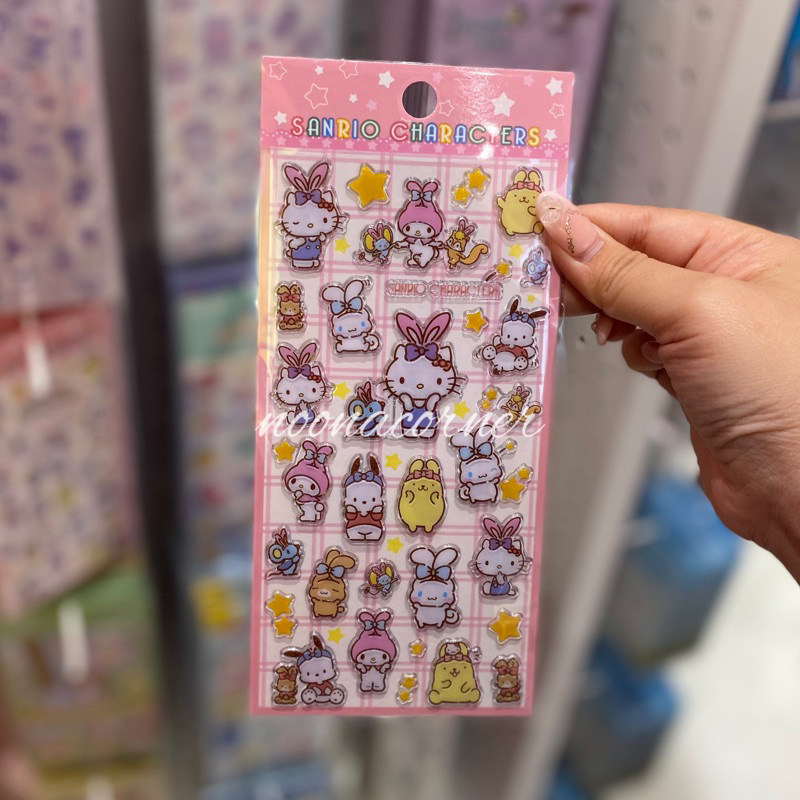Jual Miniso x Sanrio - Stickers AutoCollants 2D / Stiker Lucu 3D Sanrio ...