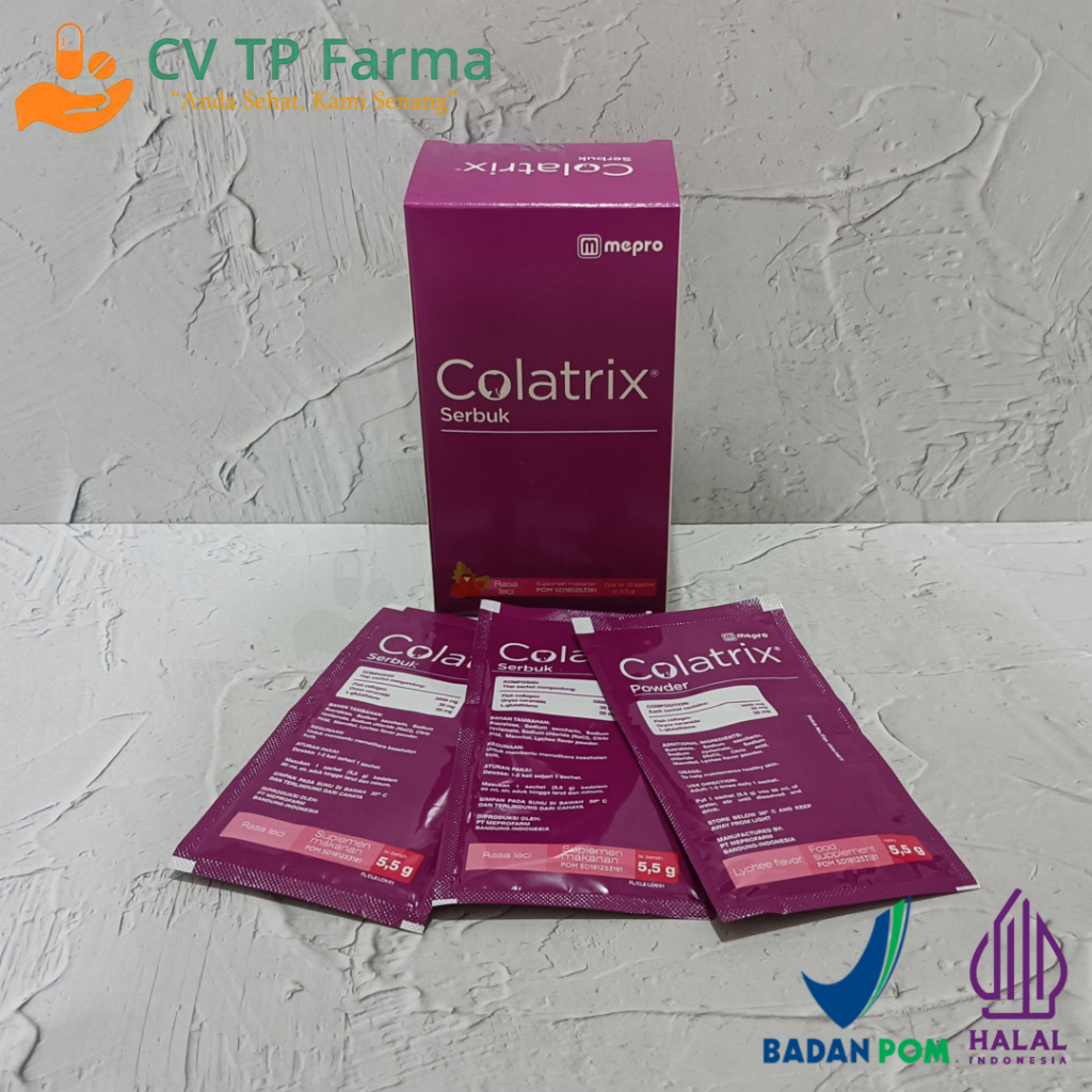 Jual COLATRIX BOX ISI 10 SACHET RASA LECI | L-GLUTATHIONE | ORYZA ...