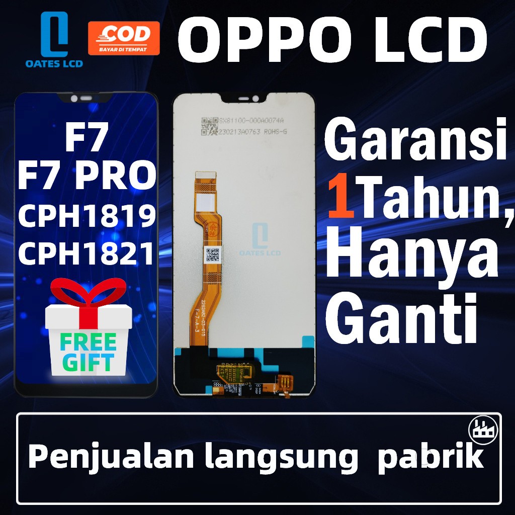 Jual LCD OPPO F7 F7 PRO/CPH1819/CPH1821 UNIVERSAL FULLSET Touchscreen ORI LAYAR HP asli OG Crown ...