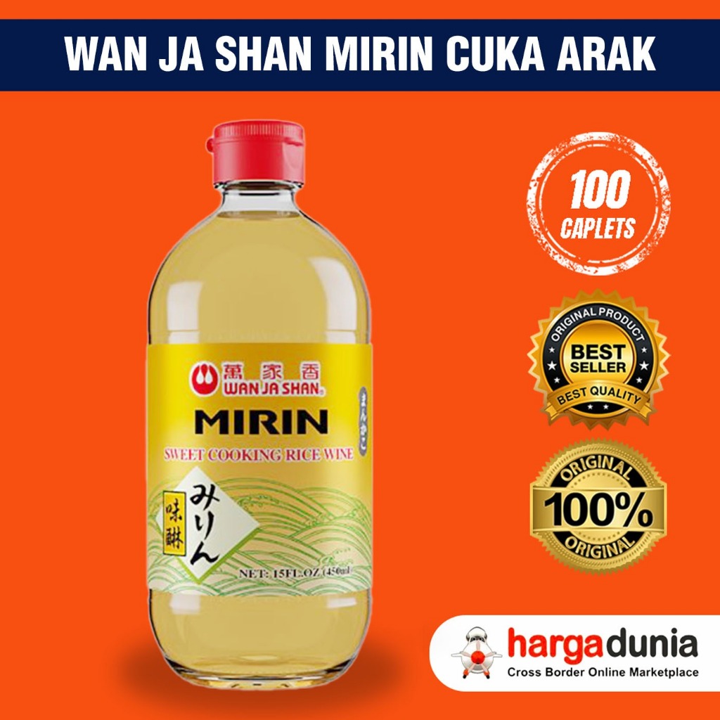 Jual Wan Ja Shan Mirin 450ML Arak Masak Penyedap Masakan BPOM | Shopee ...