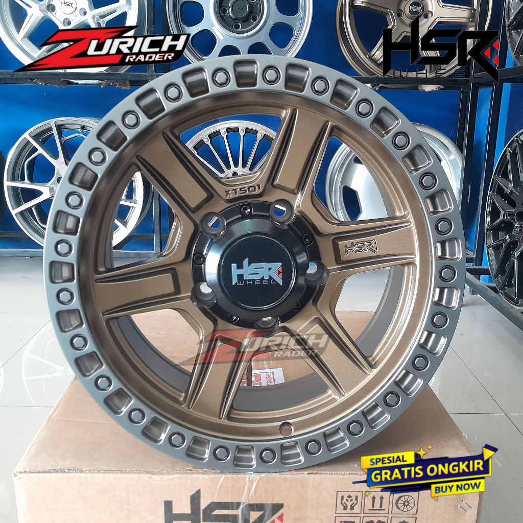 Jual VELG OFFROAD MOBIL FEROZA TAFT JIMNY RING 16 HSR XTS 01 R16X8 PCD ...