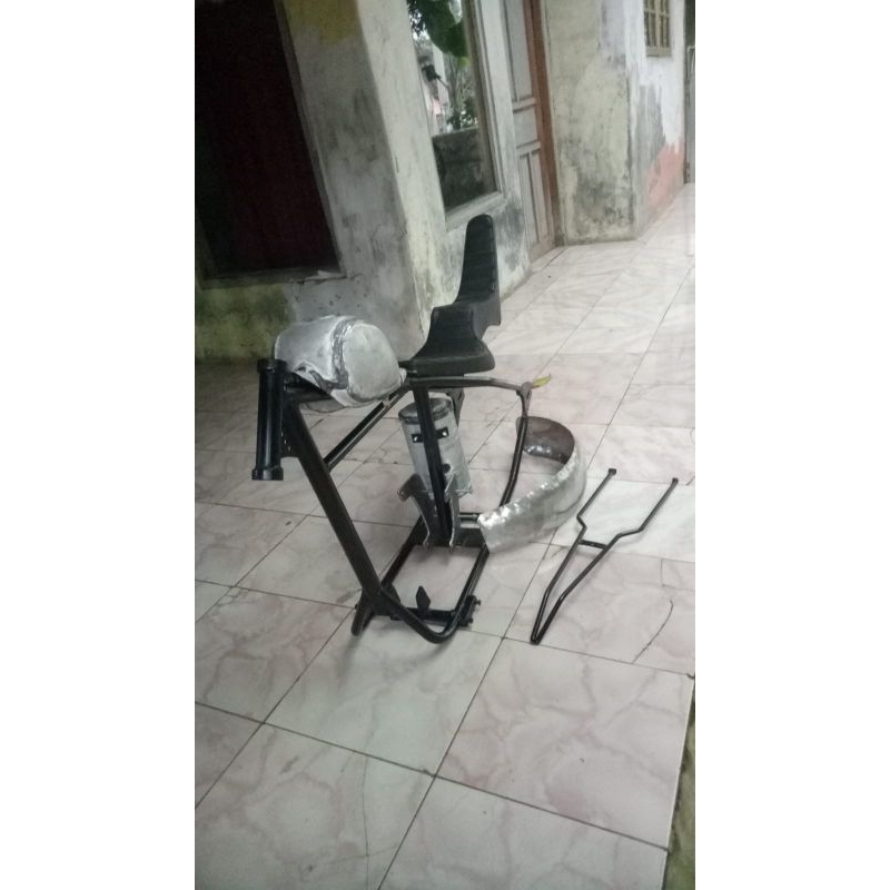Jual frame chopper frame fulset/Rangka chopper pnp honda/basic Tiger ...