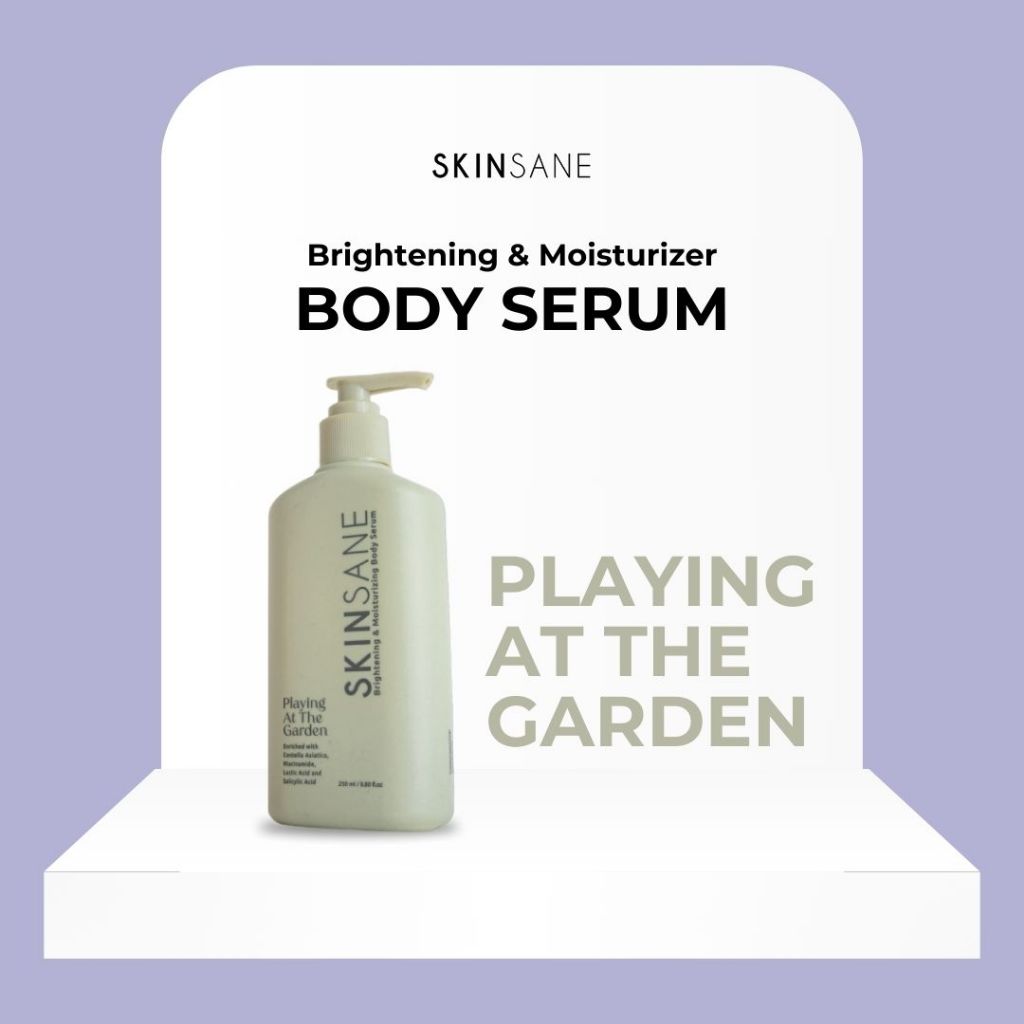 Jual Skinsane Brightening & Moisturizing Body Serum Cerahkan dan ...