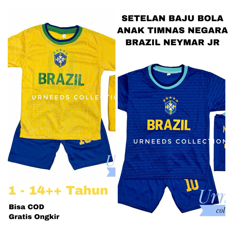 Jual BISA COD SET BAJU BOLA ANAK TIMNAS BRAZIL OLAHRAGA TERBARU SETELAN ... Jual BISA COD SET BAJU BOLA ANAK TIMNAS BRAZIL OLAHRAGA TERBARU SETELAN ...