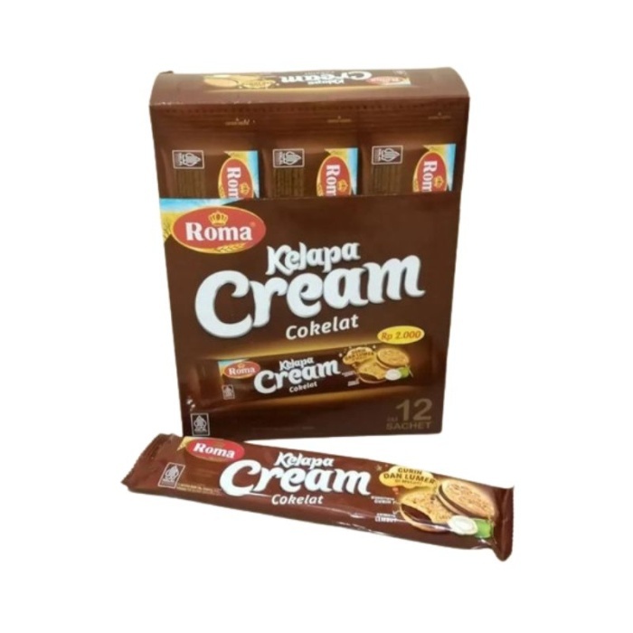 Jual roma kelapa cream cokelat isi 12 - roma kelapa cream cokelat ...