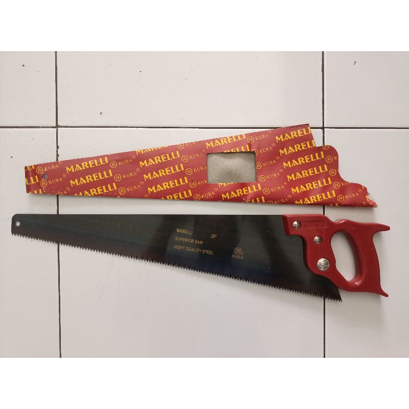 Jual Gergaji Tangan Gergaji Gorok Kayu Potong 20" MARELLI / Hand Saw ...
