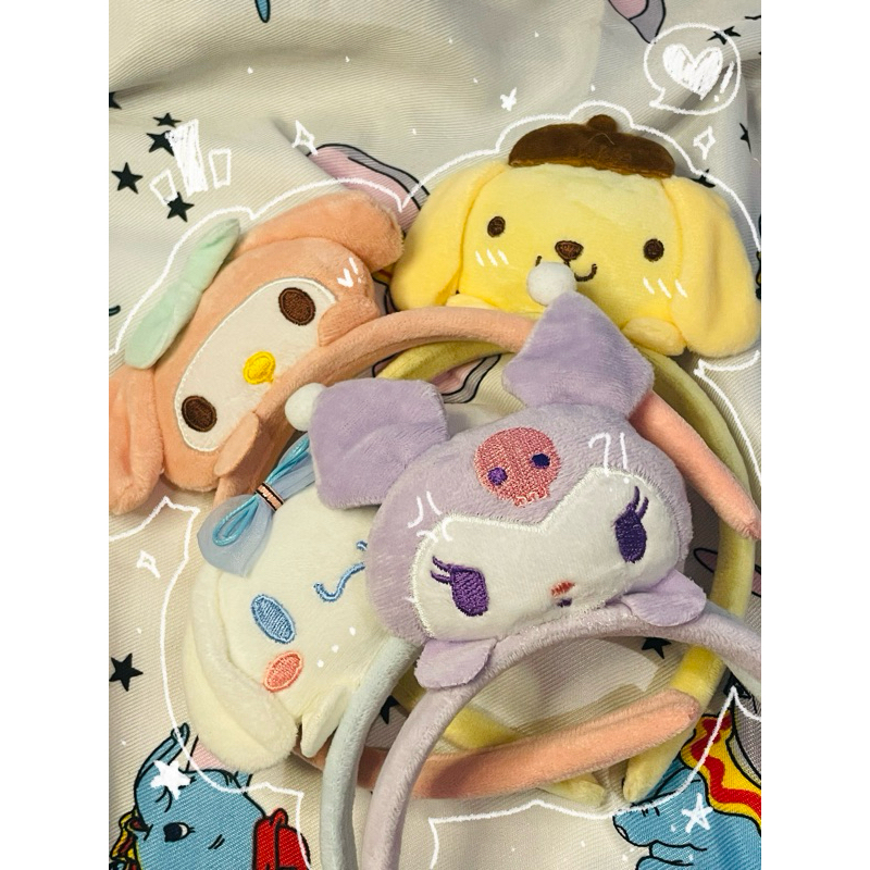 Jual bando sanrio melody pompompurin kuromi cinnamoroll character ...