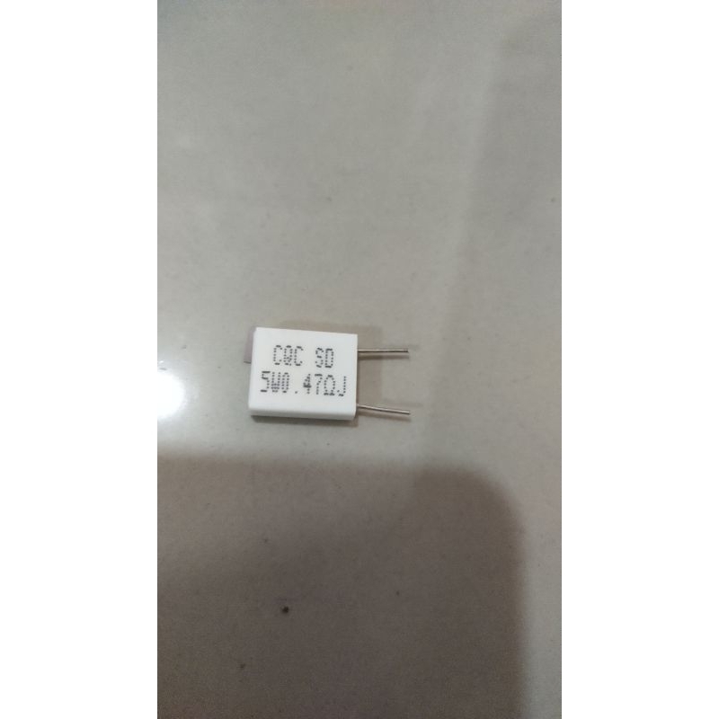 Jual resistor gepeng 5 Watt 0.47(harga perbiji) | Shopee Indonesia