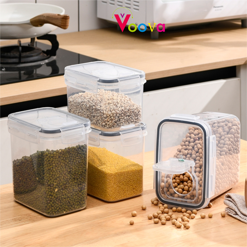 Jual VOOVA Toples Makanan Transparan Serbaguna / Silicon Food Container ...