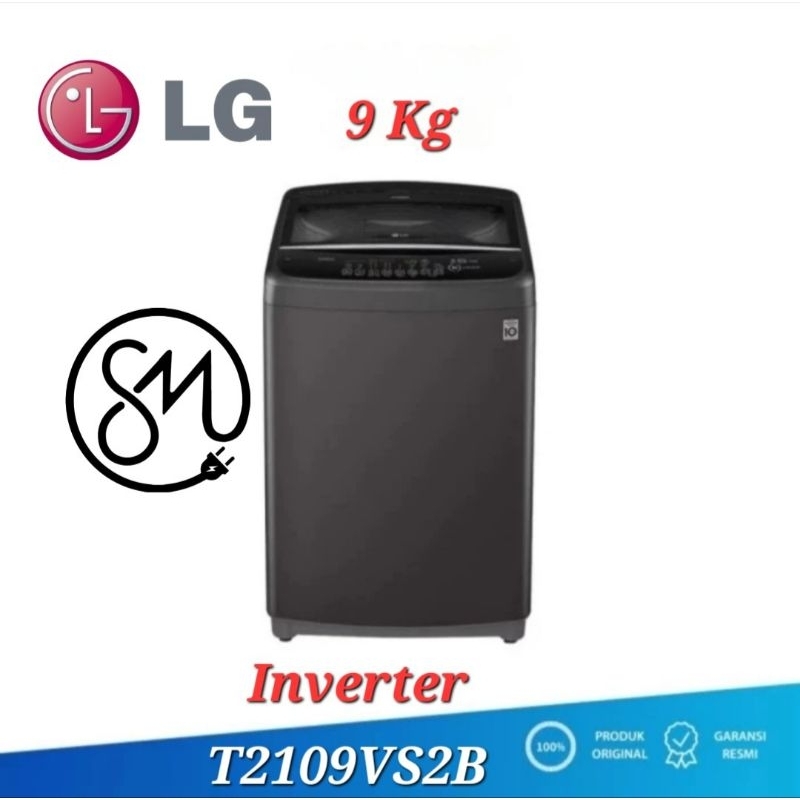 Jual Mesin cuci LG 9 Kg T2109VS2B 1 Tabung Top Loading 2109VS2B ...