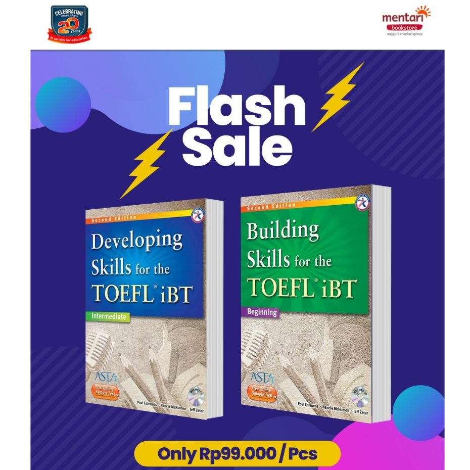 Jual Developing & Building Skills for the TOEFL iBT | Buku Persiapan Ujian TOEFL | Shopee Indonesia