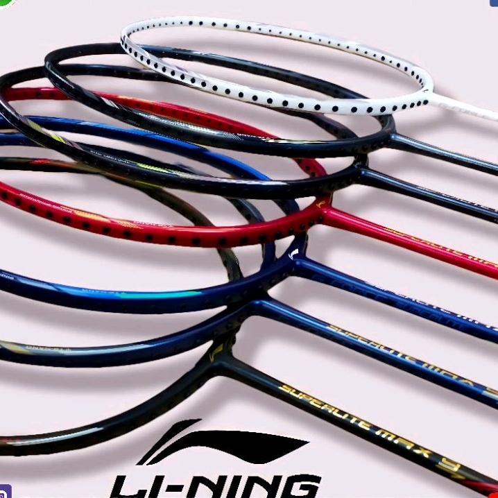 Jual RAKET BADMINTON LINING SUPERLITE MAX 9 ORIGINAL FULLSET SIAP PAKAI ...