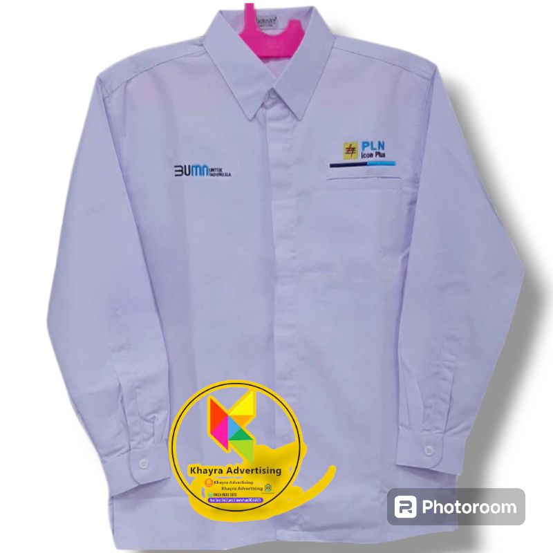 Jual kemeja bumn pln icon plus seragam bumn pln icon plus baju bumn pln ...