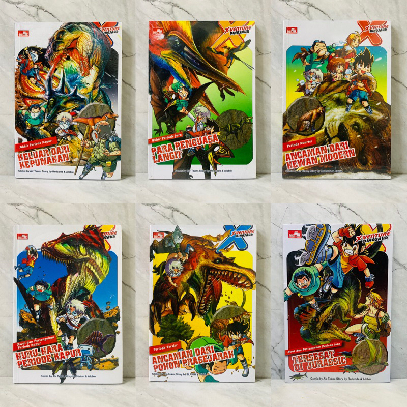 Jual Educomics Komik Edukasi X-Venture Dinosaur: Awal dan Pertengahan ...