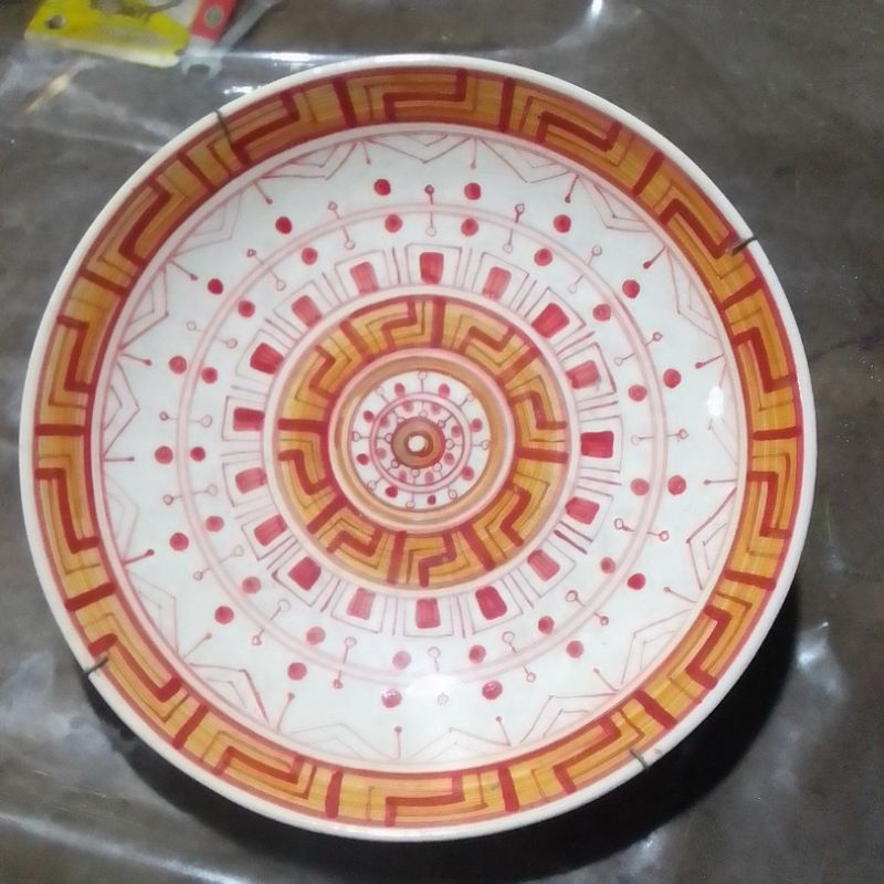 Jual celadon unik piring antik kuno lukisan polos full 40CM tebal ...