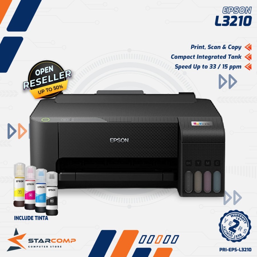 Jual Printer Epson L3210 All in One Ink Tank Printer Print Scan Copy | Shopee Indonesia