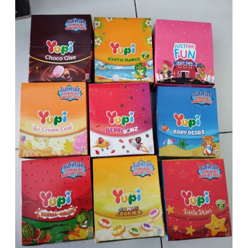 Jual PERMEN YUPI BOX ISI 24pcs TAPE HOMEMADE CURAH | Shopee Indonesia