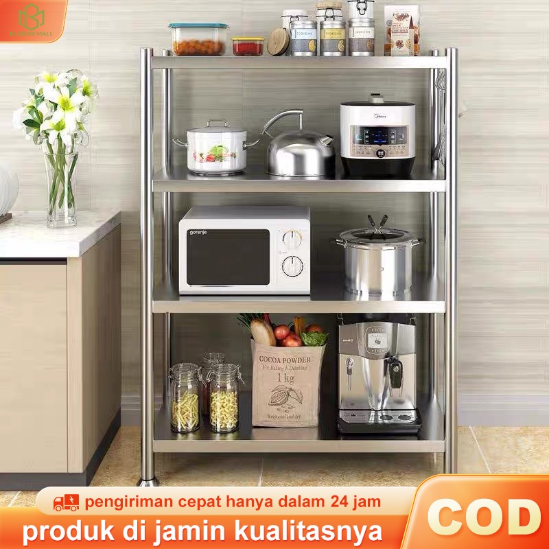 Jual Rak Microwave Rak Dapu Stainless Steel Rak Oven Rak Penyimpanan ...