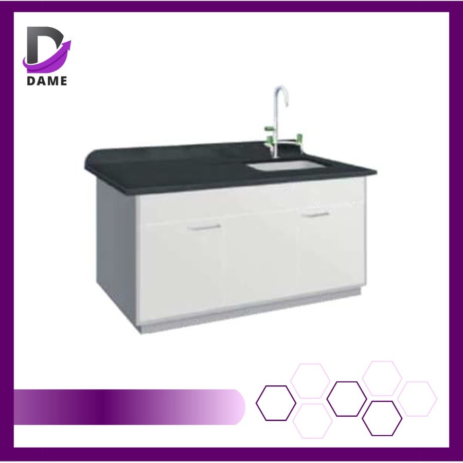 Jual Meja Laboratorium with Sink - Meja Lab Stainless Steel | Shopee ...