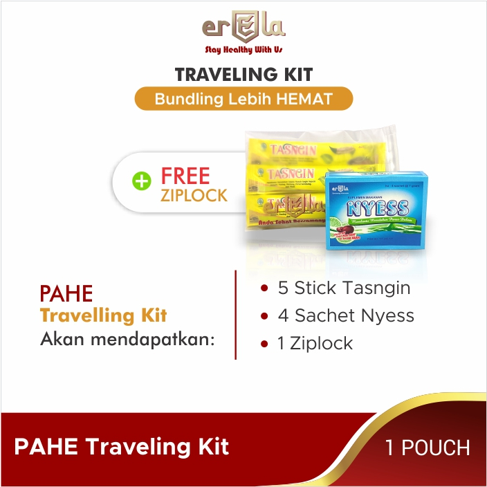 Jual PAKET HEMAT TRAVELING KIT / 5 stik TASNGIN dan 4 sachet NYESS ...