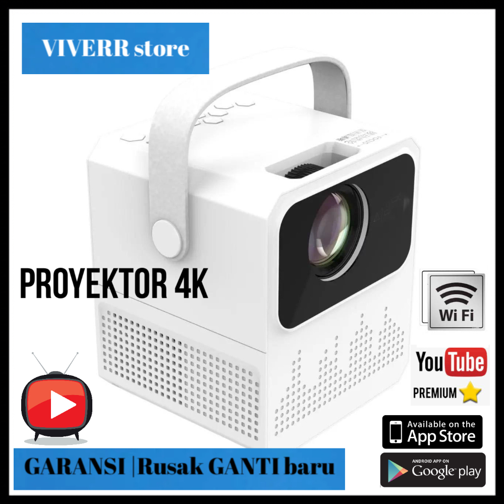 Jual Proyektor T2 PRO Proyektor ANDROID Smart Projector 230 ANSI Lumens. | Shopee Indonesia