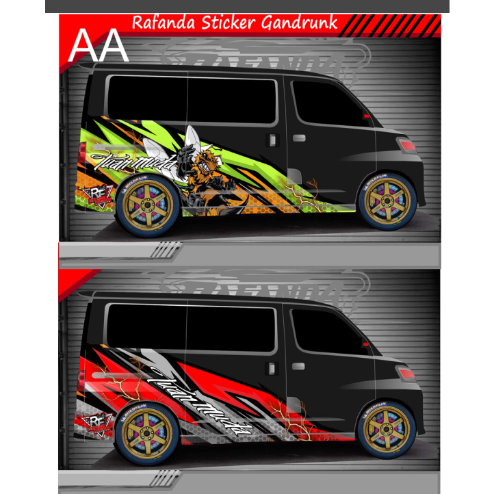 Jual stiker decal luxio,grandmax Apv AVANZA SEDAN DLL | Shopee Indonesia