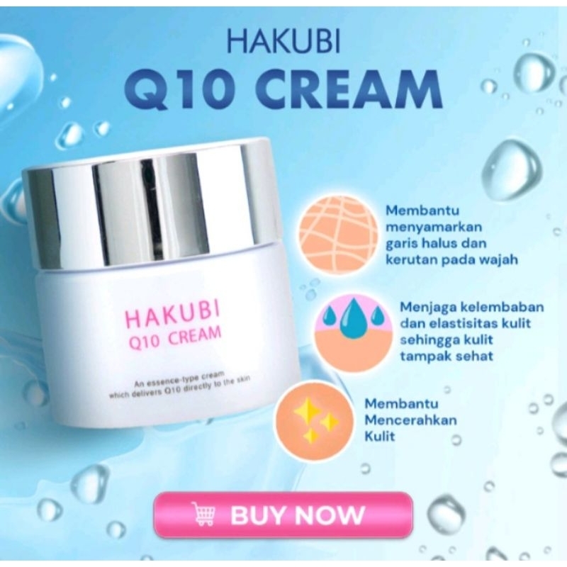 Jual Hakubi Q10 cream (Original 100%) | Shopee Indonesia