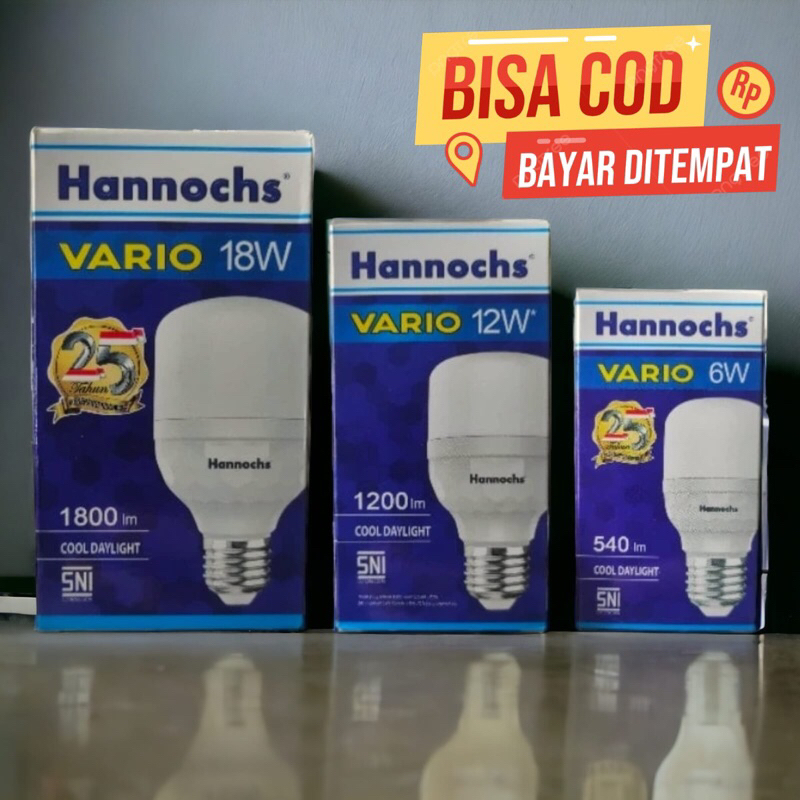 Jual Lampu LED Hannochs VARIO 6 - 30 Watt / Bohlam Led | Shopee Indonesia