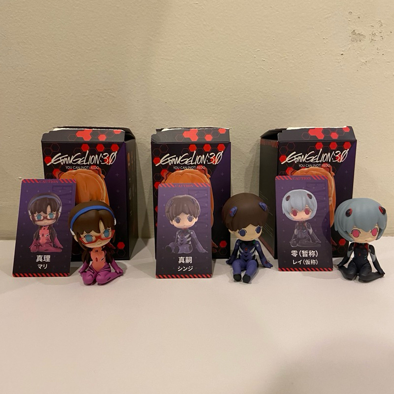 Jual evangelion 3.0 top toy blind box figure shinji ikari ayanami rei ...
