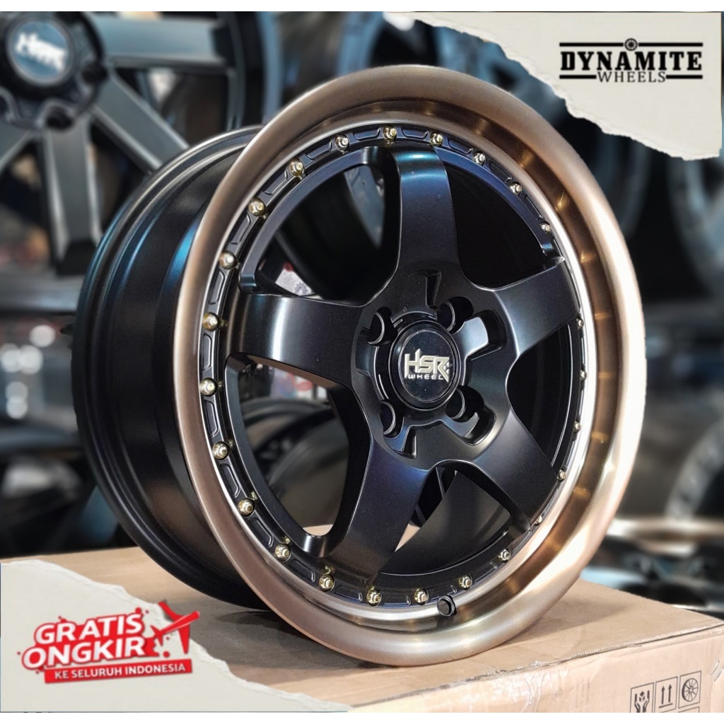 Jual Velg Mobil Avanza Veloz Ring 15 HSR BOB JC230 Velg Racing R15 Lebar 65 Pcd 4 X 114,3 Lubang ...