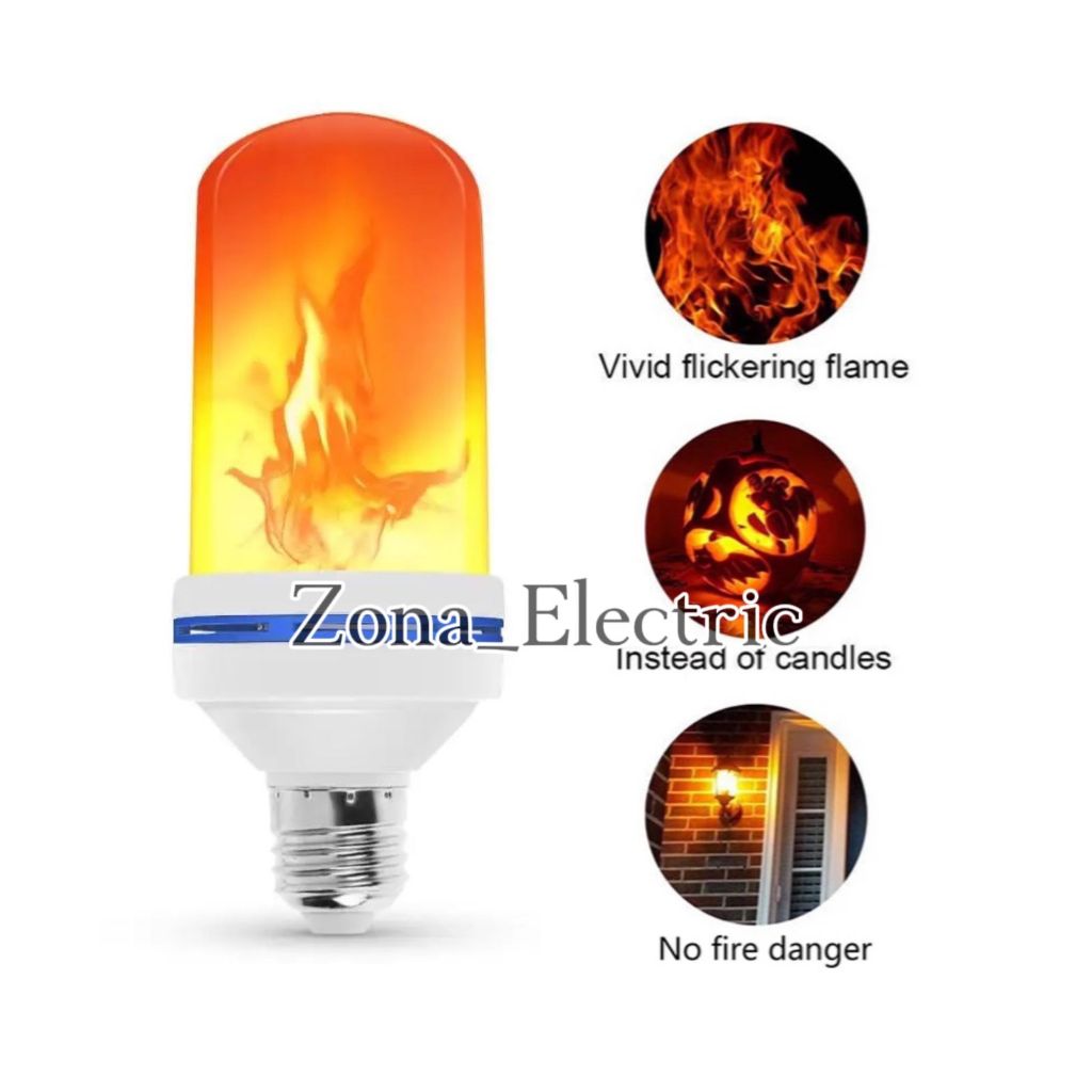 Jual LAMPU LED OBOR API 9 WATT FITTING E27 / LAMPU DEKORASI / LAMPU ...