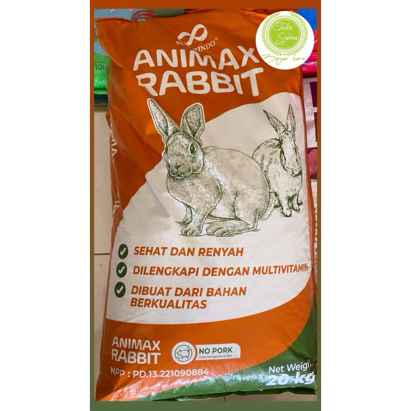 Jual ANIMAX RABBIT MAKANAN KELINCI MEMPERCEPAT PERTUMBUHAN (20KG ...