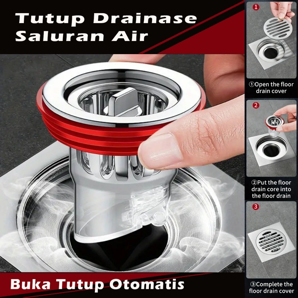 Jual IDEKU Tutup Saluran Drainase Pembuangan Air Anti Banjir Kecoa ...