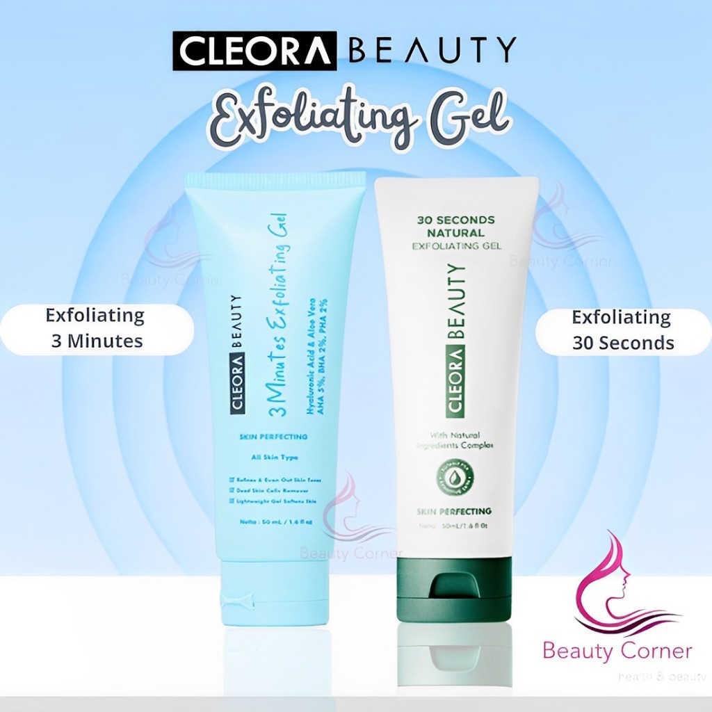 Jual Cleora Beauty 3 Minutes Exfoliating Gel 50ml | 30 Seconds Natural ...