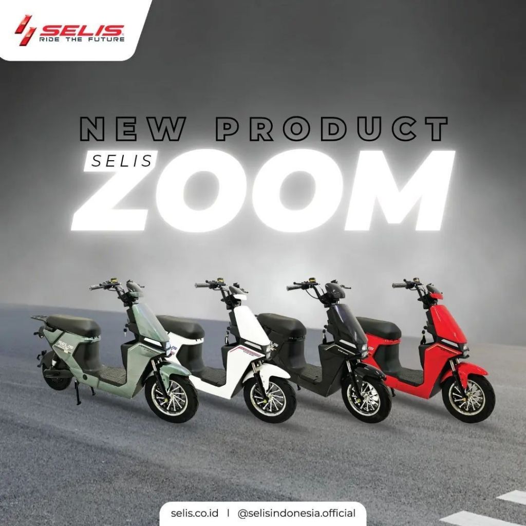 Jual New Motor Listrik Selis Zoom | Shopee Indonesia