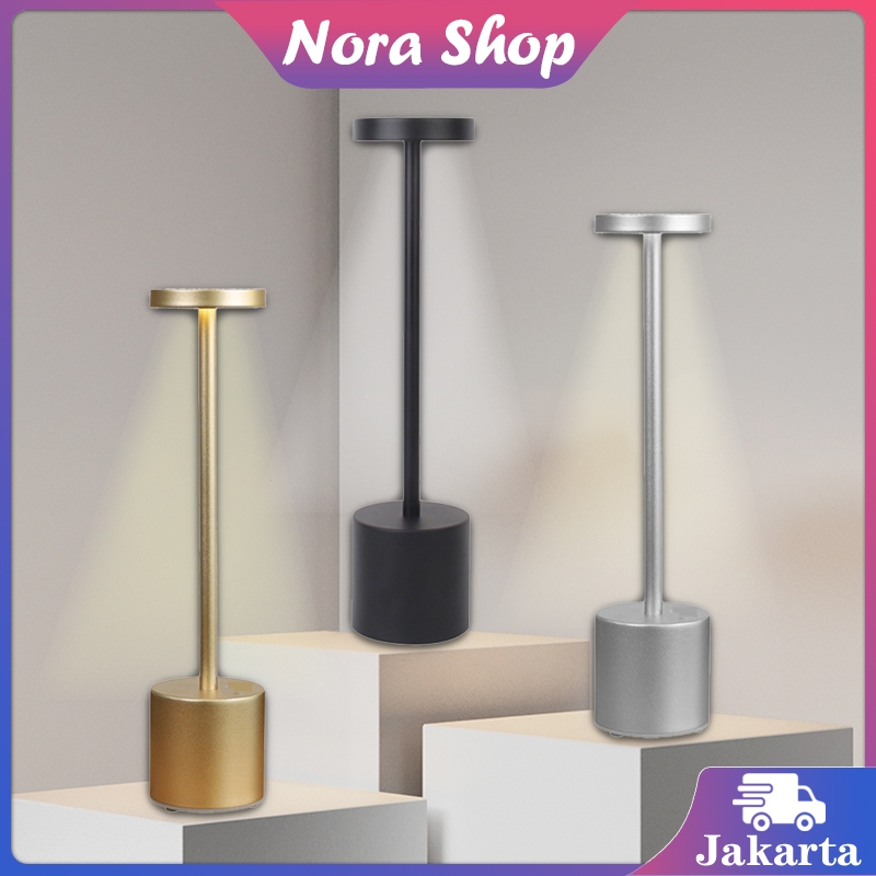 Jual Lampu Meja Hias Hotel Rechargeable Table Lamp LED Lampu Meja Belajar Lampu Sensor Sentuh ...