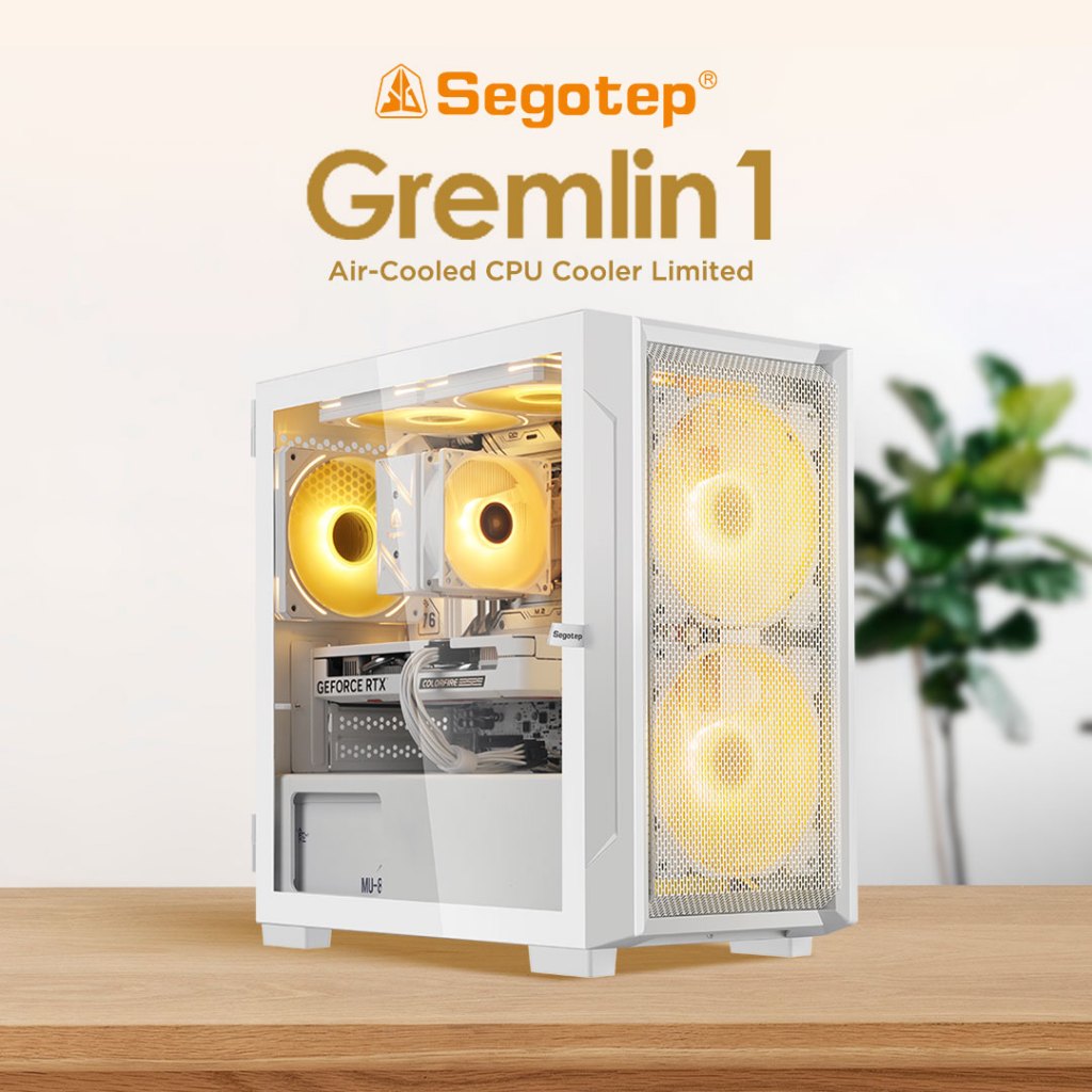 Jual SEGOTEP GREMLIN 1 Black n White (M-ATX Premium PC Case) | Shopee Indonesia