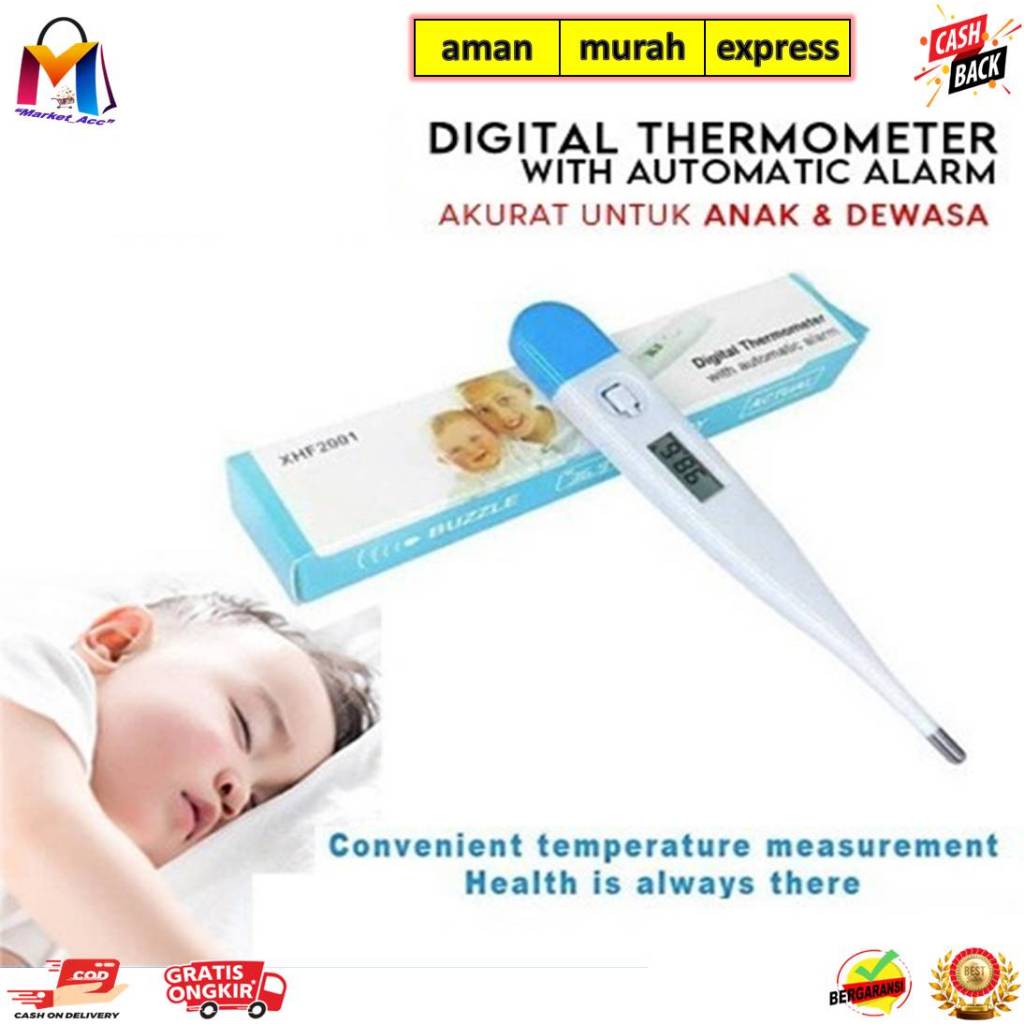 Jual Alat Thermometer Thermo Termometer Termo Digital Pengukur Suhu ...