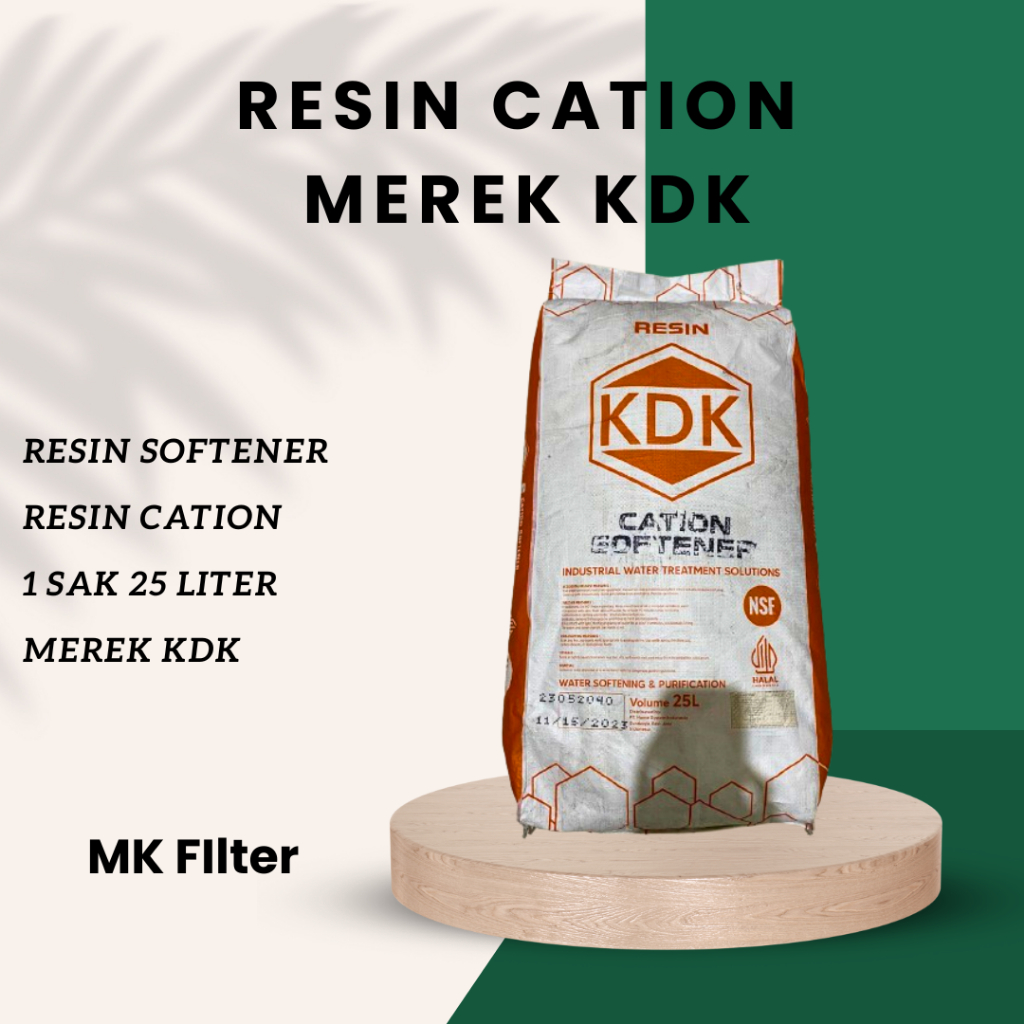 Jual Resin Cation Softener - Resin Softener Merek KDK - 25 Liter ...