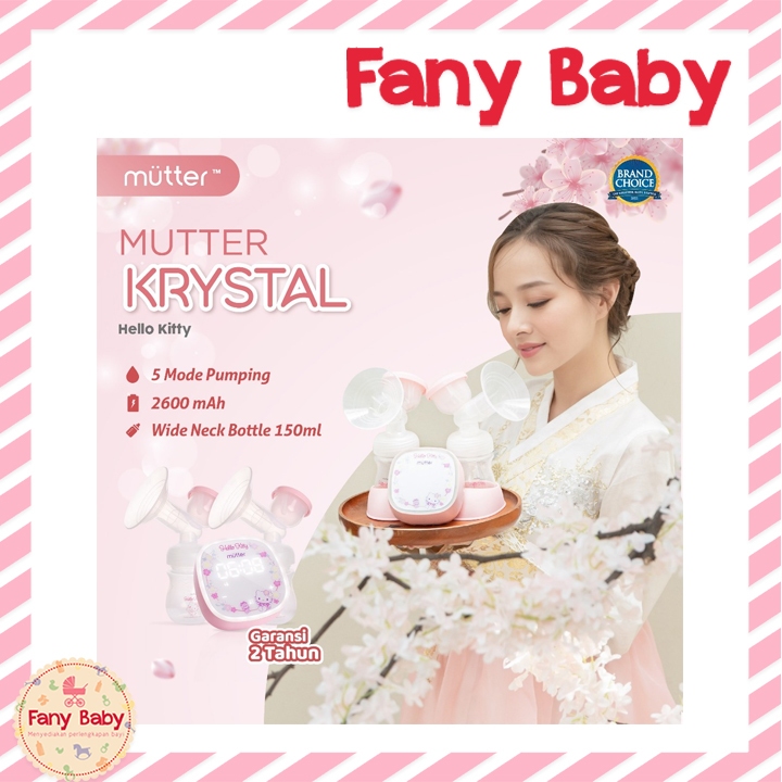 Jual MUTTER KRYSTAL AUTOMATIC DOUBLE BREASTPUMP - HELLO KITTY / 918HK ...