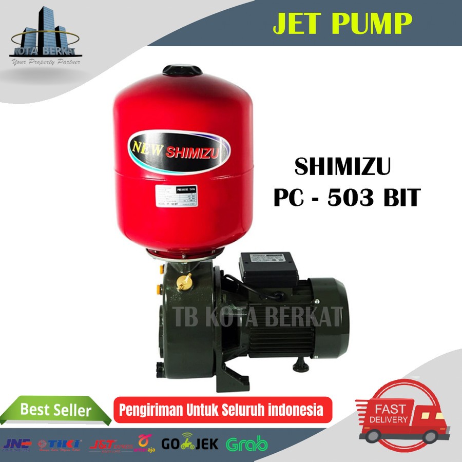 Jual POMPA AIR SHIMIZU PC 503 BIT – Jet Pump + Tabung | Shopee Indonesia