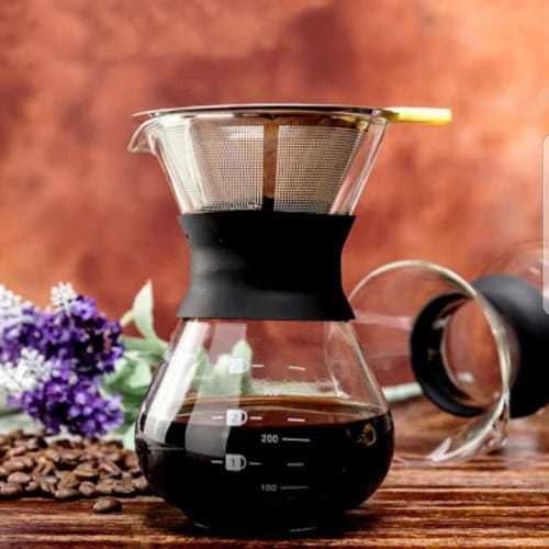 Jual Diguo DG-2118A Coffee Server With Double Mesh Metal Filter Dripper ...