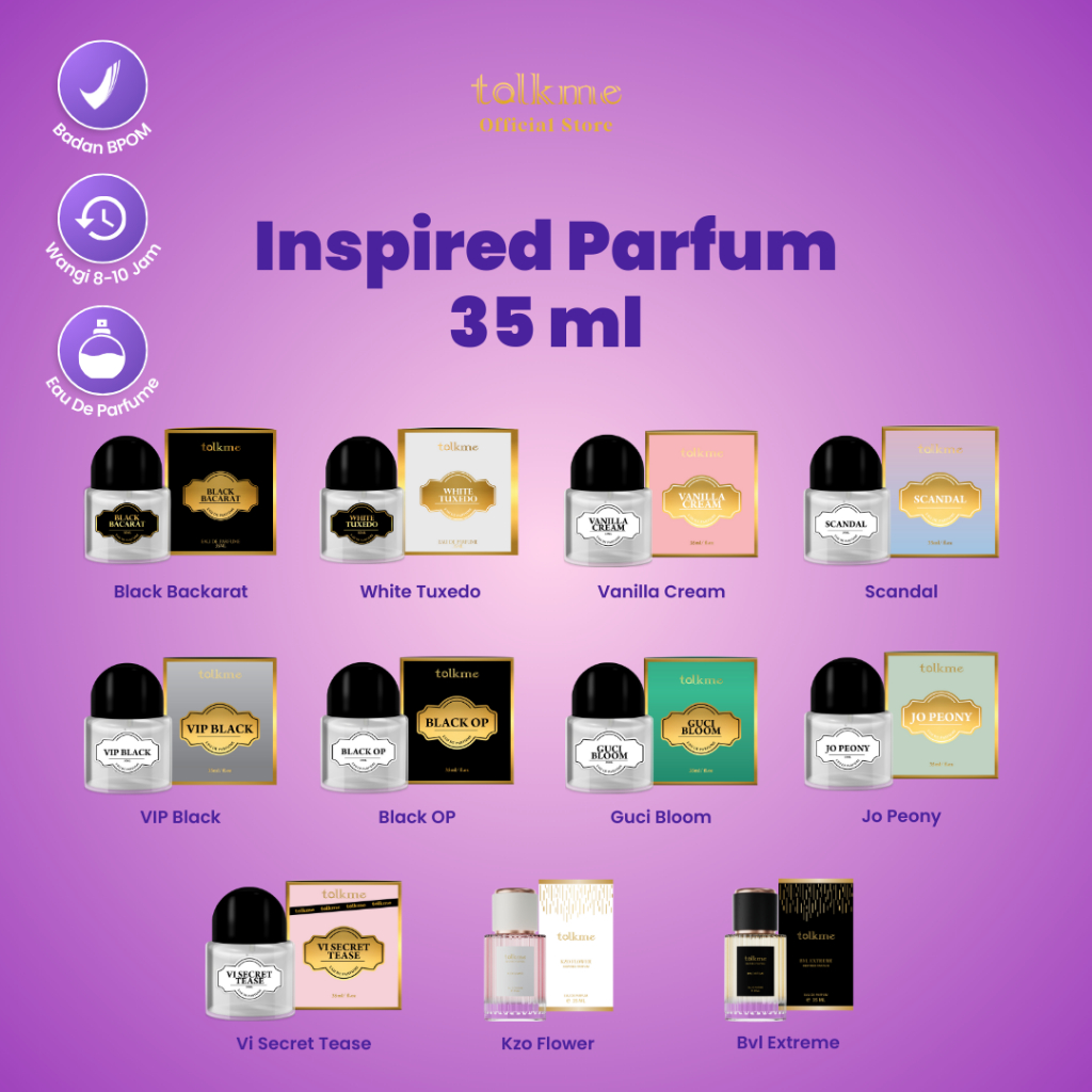 Jual Talkme Eau De Parfume 35ml Inspired (New Packaging) | Shopee Indonesia