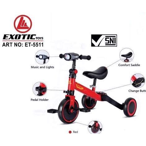 Jual SEPEDA PUSHBIKE EXOTIC ET 2011 2008 5511 709 RODA 2 & 4 & NUWA T20 ...