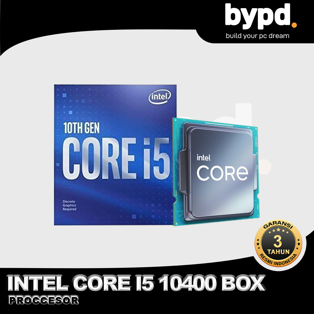 Jual PROCESSOR INTEL CORE i5 10400 BOX - 2.9GHz Upto 4.3GHz LGA1200 ...