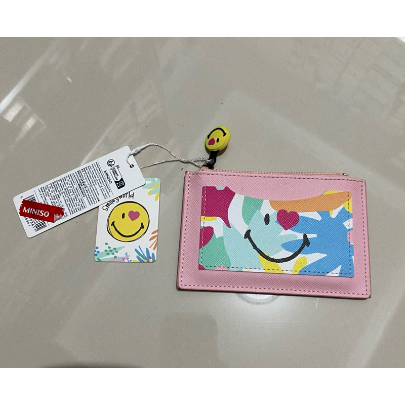 Jual Card Holder Miniso Smiley Original | Shopee Indonesia