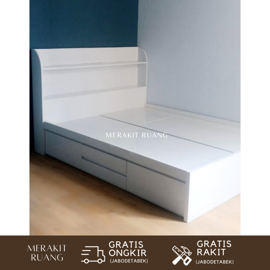 Jual Divan Tempat Tidur Minimalis Dengan Storage Laci | Shopee Indonesia