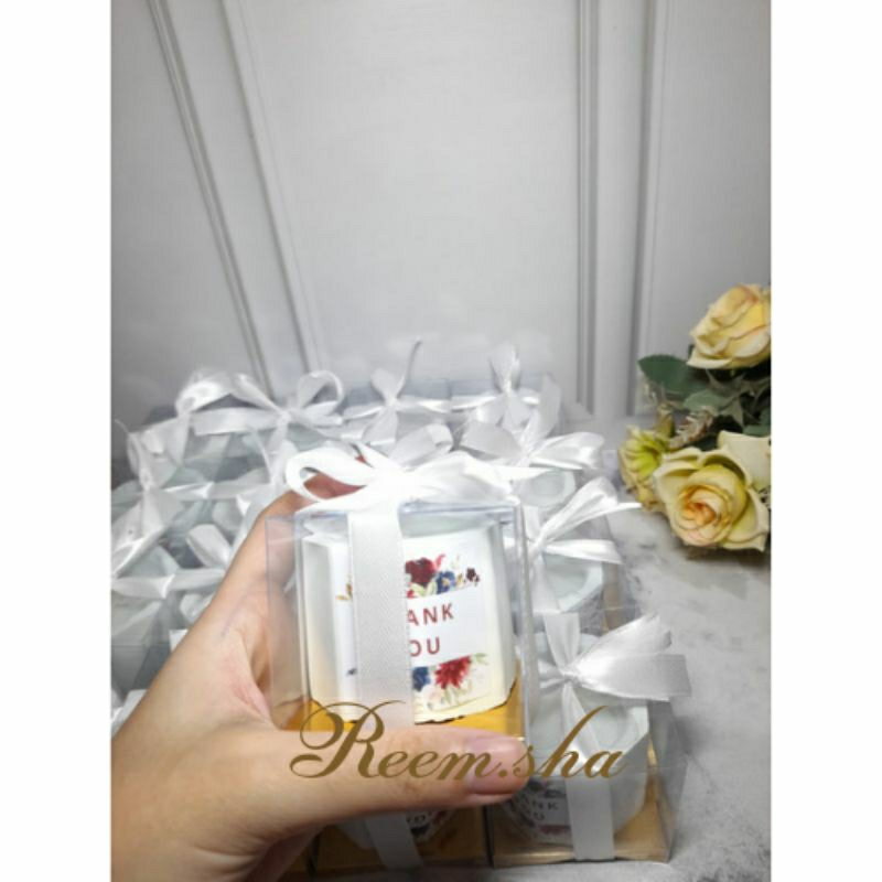 Jual Souvenir Lilin Aroma therapy / terapi kemas box mika | Shopee ...