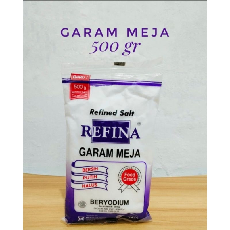 Jual Garam REFINA 500Gr | Shopee Indonesia