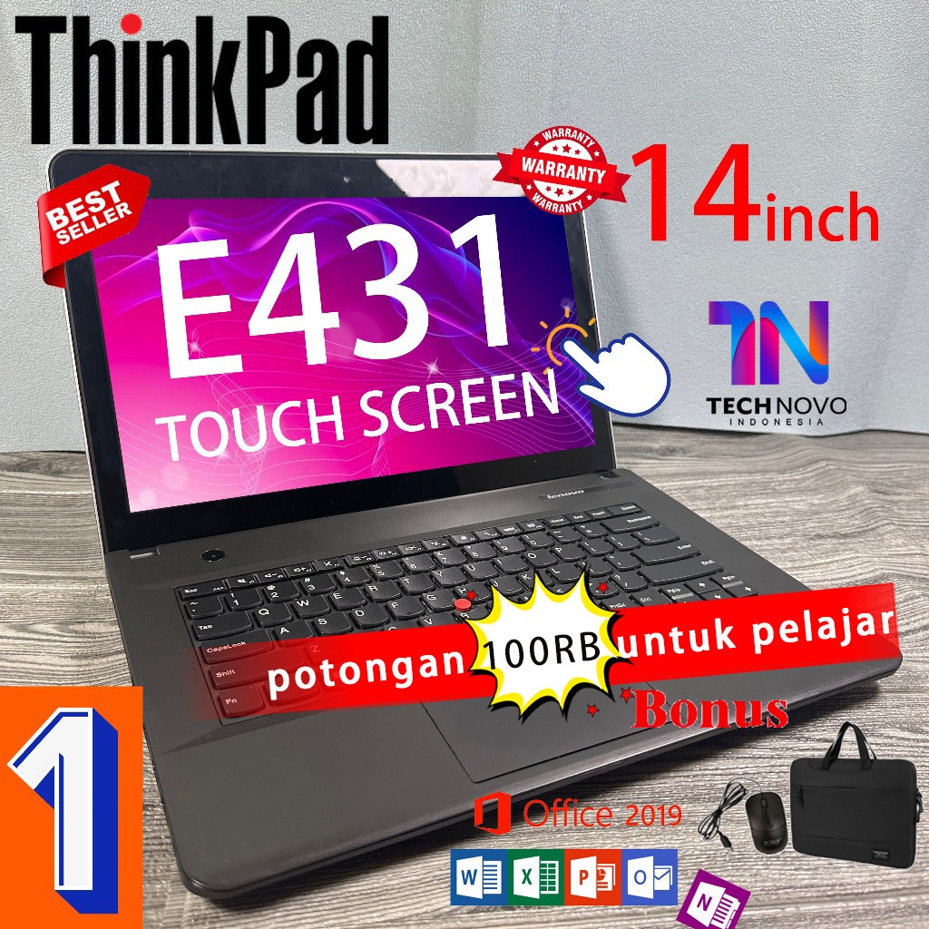 Jual Lenovo Laptop E431 Core i5 Gen 3 Ram 4/8gb HDD 320GB/500GB SSD 128GB/256GB Peningkatan Baru ...